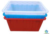 China 160L Plastic Container Tank Stackable Nestable Plastic Storage Tanks for sale