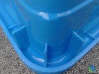 China 160L Plastic Container Tank Stackable Nestable Plastic Storage Tanks for sale