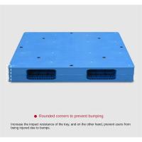 China Corrosion Resistant Heavy Duty Double Sided Plastic HDPE Pallet For Transporting Chemical Materials for sale