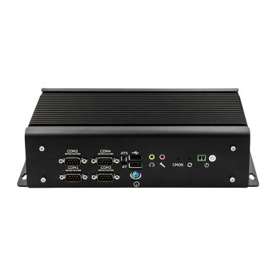 China Sihovision Fanless Mini PC GPIO 6 COM PS2 6 USB Windows 11 Pro Desktop Computer for sale