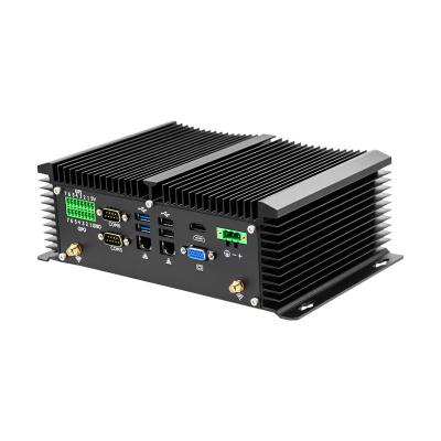 China Intel Celeron J1900 Industrial Mini PC Dual Video HDMI VGA 6 COM RS232 RS485 for sale