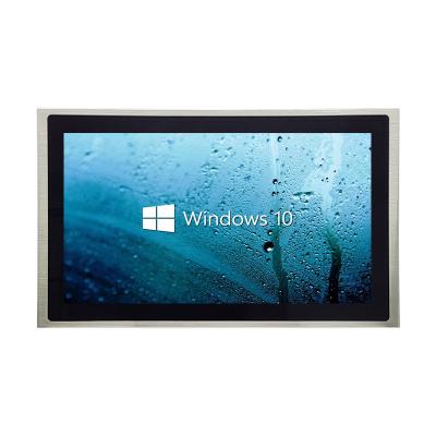 China Industrial Stainless Steel Panel PC Full IP67 Waterproof 1000 Nits 2×IP67 USB for sale