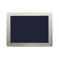 China 128GB SSD Anti Glare 10 Points Capacitive Touch Stainless Steel Touch Panel PC CE/FCC/RoHS Compliant for sale