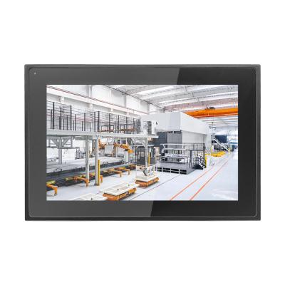 China VGA Input Capacitive Touch Monitor with ±2mm Touch Accuracy Black for sale