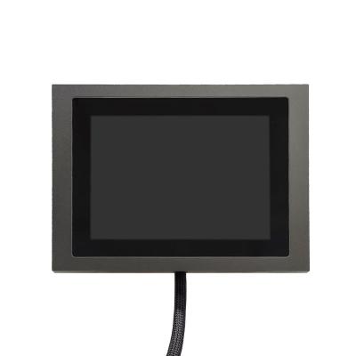 China IP65 8 Inch Waterproof Wall Mounted Industrial Monitor True Flat Capacitive Touch Screen USB HDMI Interface for sale