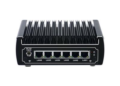 China Highly Reliable Fanless Industrial Computer Noise - Free With 7 LAN 4 USB 1 HDMI for sale