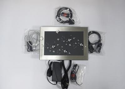 China Heavy Duty Stainless Steel Panel PC 17.3 Inch Widescreen 64G SSD Hard Disk for sale