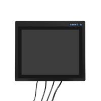 China 17 Inch Full IP65 1000 Nits Industrial Touch Monitor Optical Bonding BNC Video Input for sale