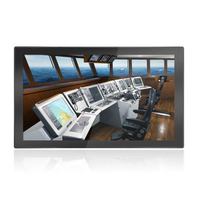 China Full IP67 Waterproof Aluminium Alloy Housing Projected Capacitive Touch Monitor 1000 Nits for sale