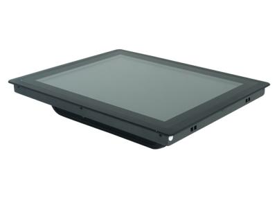 China 15 Inch Capacitive Touch Screen Monitor Front Panel IP65 Waterproof VGA HDMI DVI RJ45 for sale
