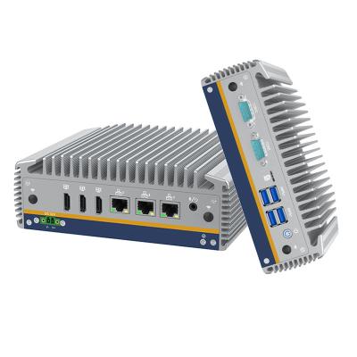 China Max. 32GB Memory Industrial Mini PC with 3*HDMI Display Port and 1*Audio Rear I/O for sale