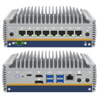 China 14th Gen Core Ultra i5/i7 Network Security Mini PC 8*Intel I226 LAN X86 Industrial Firewall Router Pfsense Mini PC for sale