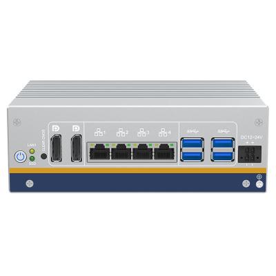 China Windows/Liunx Compatible Industrial Mini PC with 3* Intel I210-AT Network and Optional 2 COM Expandable I/O for sale