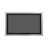 China 23.8 Inch Stainless Steel Lcd Monitor with 10-Point Capacitive Touch Screen Support Wall Mounting for sale