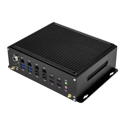 China 32GB Memory Fanless PC with 14 X GPIO 7 Inputs for Industrial Automation for sale