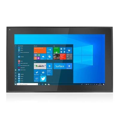 China Wall-mounted All-in-one Panel PC Celeron J4125 15.6-inch EETI Capacitive Touch Screen Anti Glare for sale