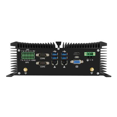 China Manufacturer Of Mini PC Intel Core i7-1370P 6 COM Serial Ports 10 USB for sale