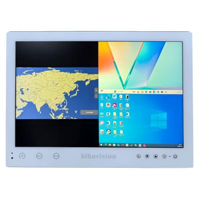 China 17 Inch Full IP67 Waterproof Touch Monitor with 1500 Nits Brightness and Aluminum Alloy Fanless Design for sale