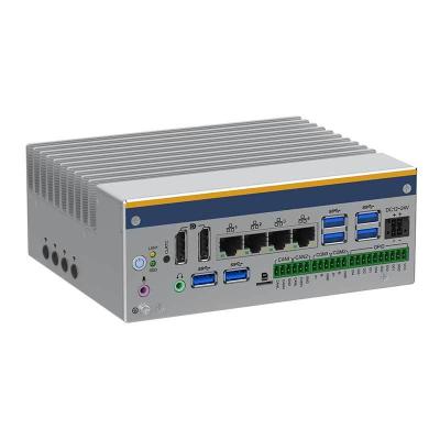 China Industrial Mini PC with Intel Core i7-1255U DDR5 64GB and Dual-DP 4K Fanless Mini Computer for sale