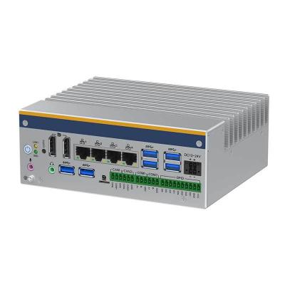 China Intel 12th Gen Industrial Mini PC with 2xCANBUS and DIN-Rail Mounting Fanless Embedded PC for sale