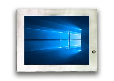 China Industrial Stainless Steel Panel PC 12 Inch Waterproof IP67 5 Wire Resisitive Touch for sale