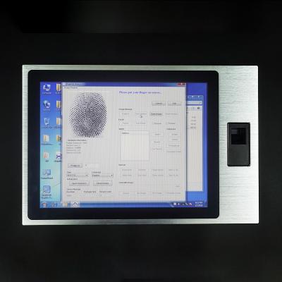 China Fingerprint 4G Industrial Touch Panel PC 15 Inch Built - In 8000mah Battery for sale