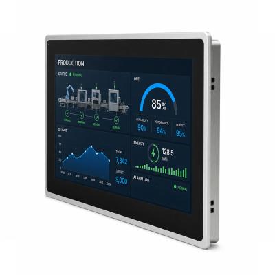 China Fanless Industrial Panel PC with 1000 Nits Brightness and IP65 Waterproof Touch Screen for Outdoor Use for sale
