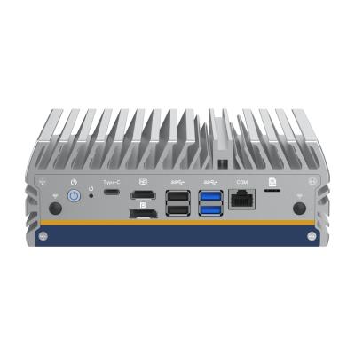 China 12V DC Industrial Mini PC with Intel Iris Xe Graphics and 2x DDR5 4800MHz RAM for Harsh Environments for sale