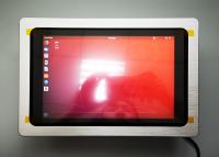 China 2 RJ45 LAN Port Embedded Touch Panel PC 10.1'' 1280x800 Linux Ubuntu 18.04 IP65 for sale