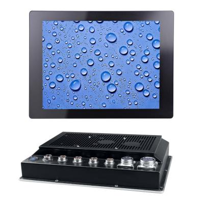 China IP65 Waterproof Rugged Industrial Panel Pc Touch Screen 8 Inch Embedded DC 12V for sale