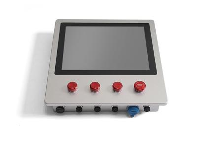 China 300nits 1024x768 IP65 Industrial Lcd Display Monitor 3 Buttons for sale