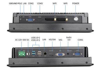China 10.4 Inch 1024x768 Industrial Touch Panel PC Waterproof 19W for sale