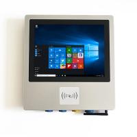 China Fanless RFID IP65 Panel PC 5 Wire 45W Resistive Touch Screen Panel for sale