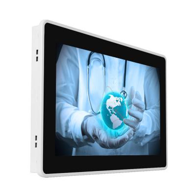 China Nursing Cart Industrial Touch Panel PC 300cd/M2 For Hospital Trolley for sale
