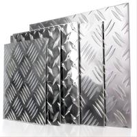 China ASTM 5083 Embossed Aluminum Tread Plate Diamond Plate 500mm Width Marine Grade for sale