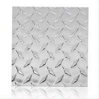 China ASTM 5083 Embossed Aluminum Tread Plate Diamond Plate 500mm Width Marine Grade for sale