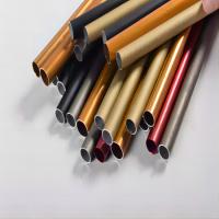 China ASTM 6063 T5 Anodized Aluminum Round Tube Pipe Custom Surface Color 3-250mm OD for sale