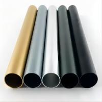 China ASTM 6063 T5 Anodized Aluminum Round Tube Pipe Custom Surface Color 3-250mm OD for sale