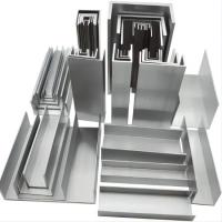 China Polished Silver 2m Architectural Aluminium U Channels 6mm Thickness Multipurpose for sale