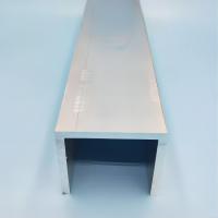 China Silver Anodized Aluminum U Channel Channels 6063 6.1m Custom for sale
