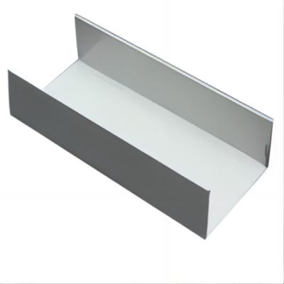 China ASTM 6000 Series Powder Coated Aluminium U Channel 4m for Door Use 6063 T5 for sale