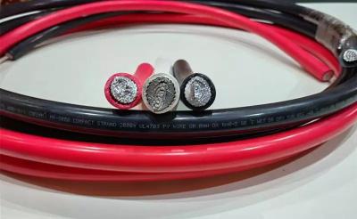 China 350kcmil 2kV Aluminum PV Wire RPV90 RHW-2 RW90 AL-8000 Solar Cable 21.7mm OD for sale