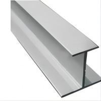China EN 755-9 6060 Aluminium H Beam 2mm Thick Mill Finish H Section Extrusion for Construction for sale