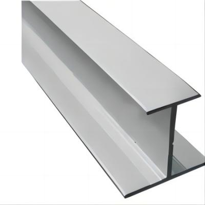 China EN 755-9 6060 Aluminium H Beam 2mm Thick Mill Finish H Section Extrusion for Construction for sale