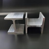 China GB 6061 Mill Finish Silver Structural Aluminium I Beam 3000mm for Industrial Use for sale