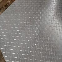China JIS 1050 Aluminum Checkered Plate Tread Plate 500mm Width Industrial Construction for sale