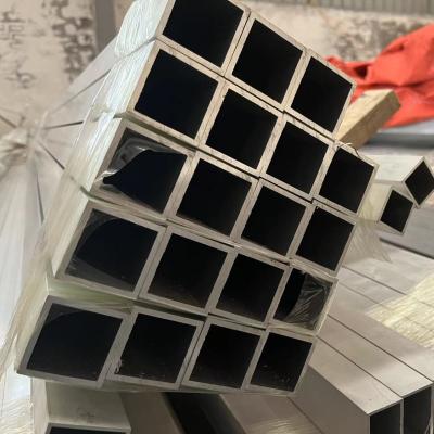 China Custom 6061 T6 Aluminum Alloy Square Tube 200x200 mm for Outdoor Items for sale