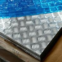 China Mill Finish 3003 6061 Aluminum Checkered Plate Diamond Tread Embossed 10mm for sale