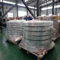 China Alloy 8011 0.1mm Aluminum Strip PVC Film for Pipe Wrapping Custom Size for sale