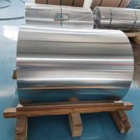 China Decorative ASTM 3003 Aluminum Coil Mill Finish 1200mm Width 12inch Blue PVC Film for sale